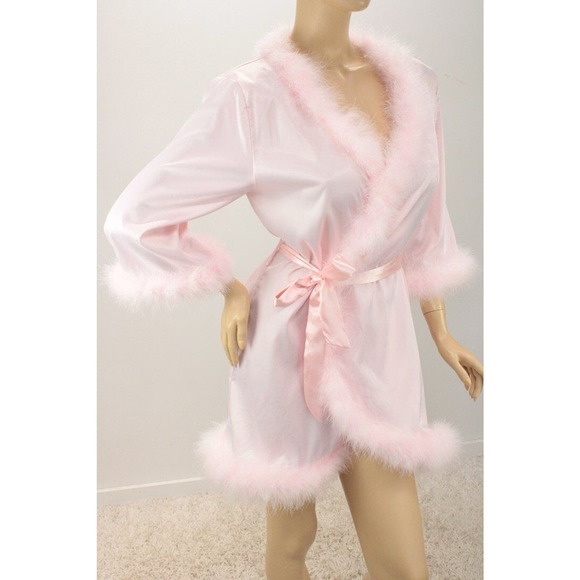 OW. | Intimates & Sleepwear | Ow Intimates Candice Feather Kimono Wrap ...
